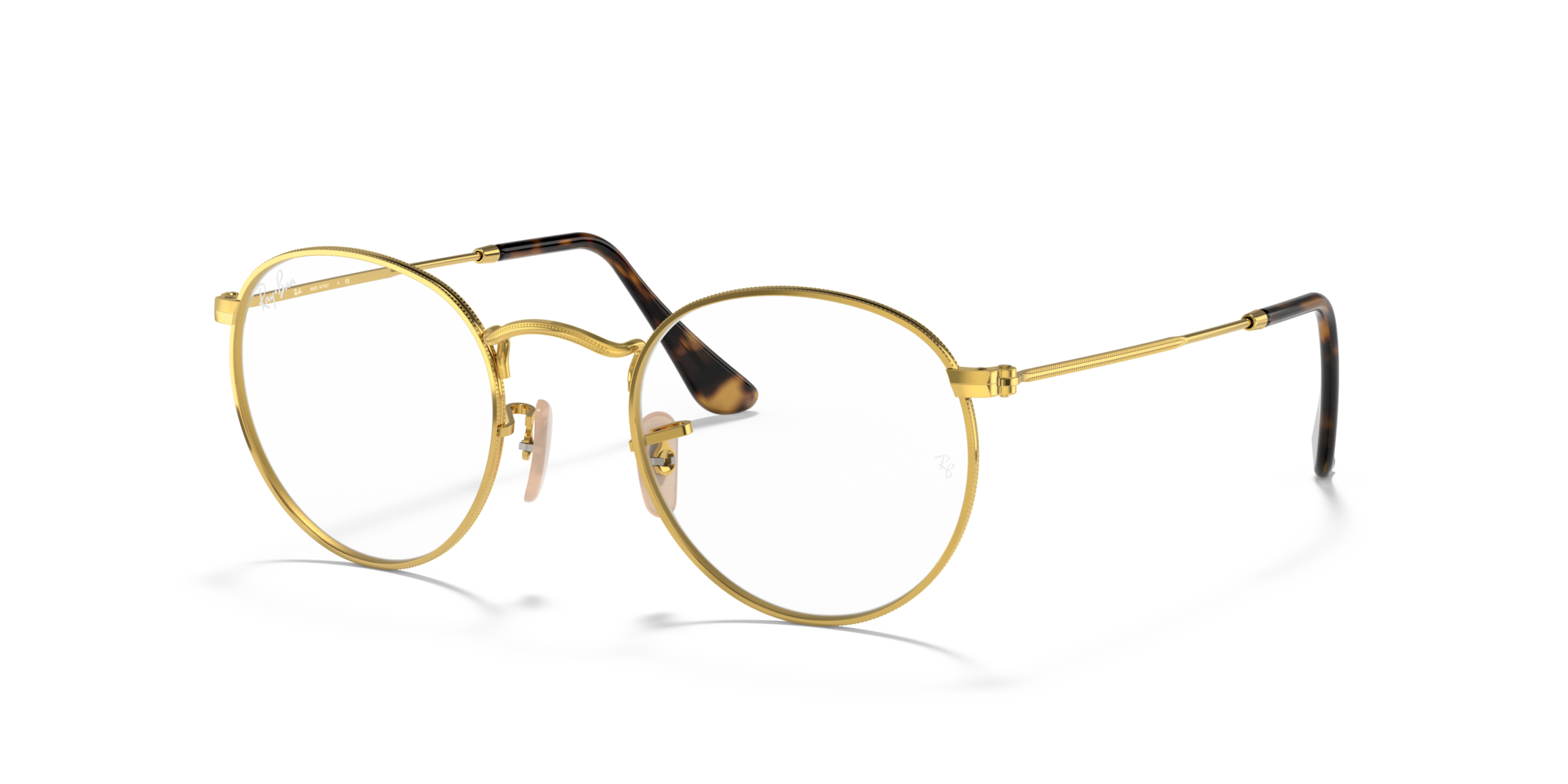 Eyeglasses Ray-Ban RB3447V Round Metal Optics | Free Shipping | Glasses ...