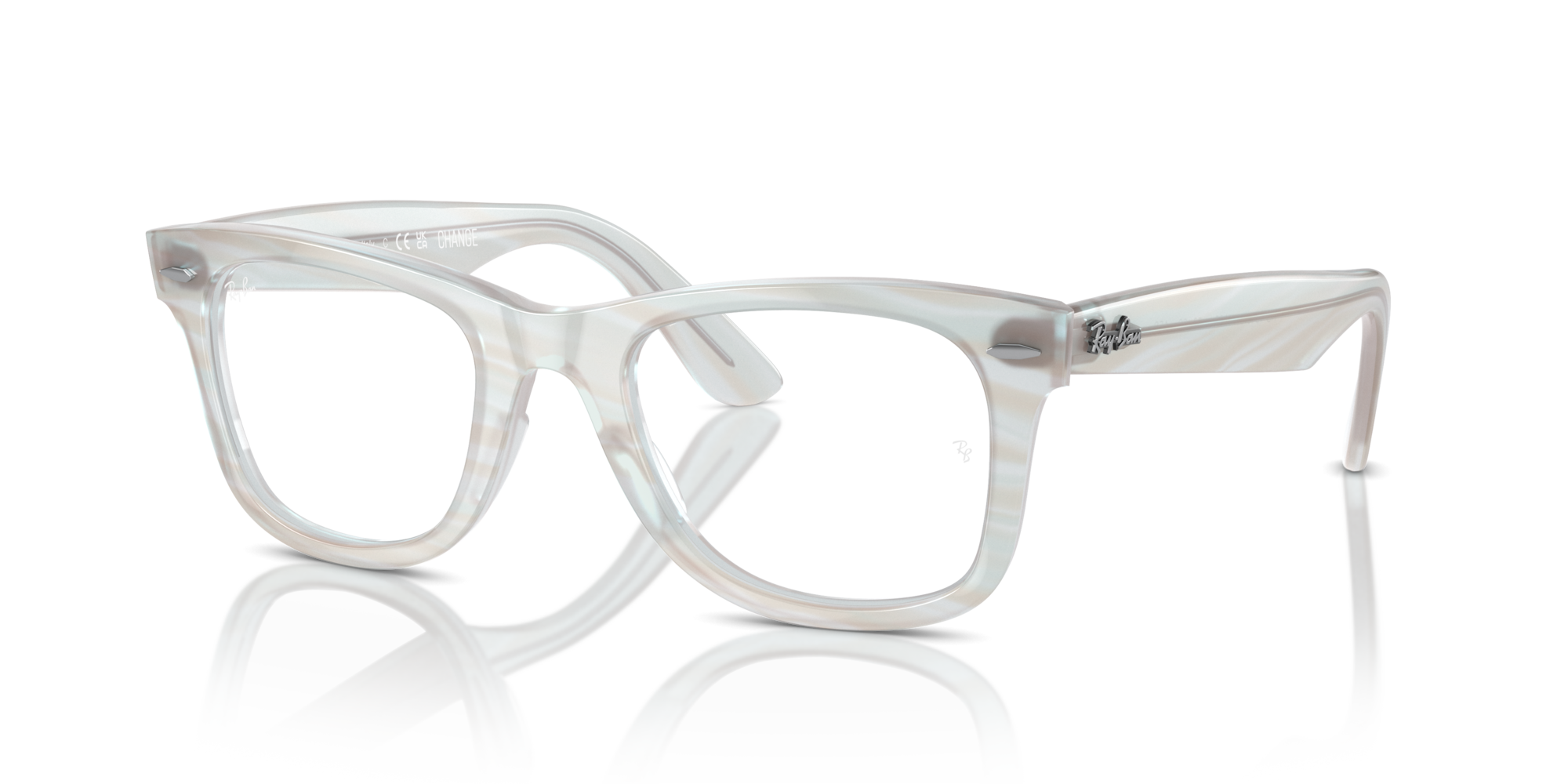 Eyeglasses Ray-Ban RB4340V Wayfarer Ease Optics Change | Free Shipping ...